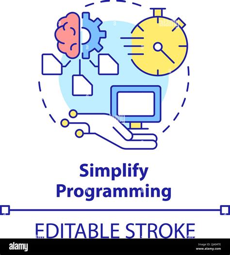 Simplify Programming Concept Icon Stock Vector Image And Art Alamy