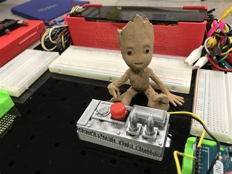 Free 3d File Neopixel Button Cycler Project For 3dx・3d Printer Model To