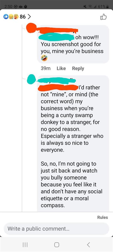 In Reference To A Conversation Mocking A Person With Developmental Delays For Talking Weird
