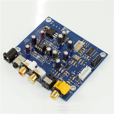 YJ ES Q M DAC Board I S DSD Fiber Coaxial Input Decoder Board DAC Support I S DSD K