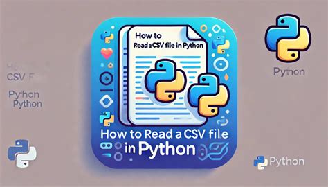 How To Read A Csv File In Python