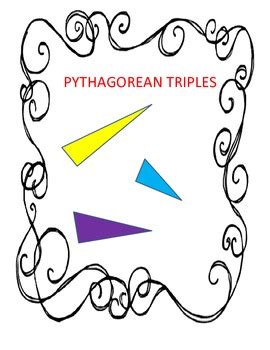Pythagorean Triples By Simply High Babe Lessons TpT