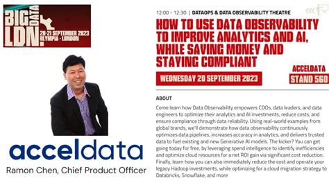 🤝 Ramon Chen On Linkedin Bigdataldn Enterprise Dataobservability