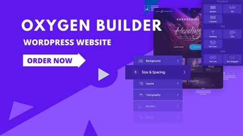redesign your business website using oxygen breakdance builder by