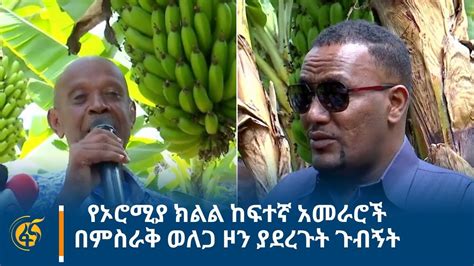 የኦሮሚያ ክልል ከፍተኛ አመራሮች በምስራቅ ወለጋ ዞን ያደረጉት ጉብኝት Youtube
