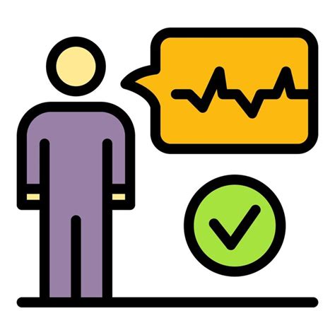 Premium Vector Voice Authentication Icon Outline Voice Authentication Vector Icon Color Flat