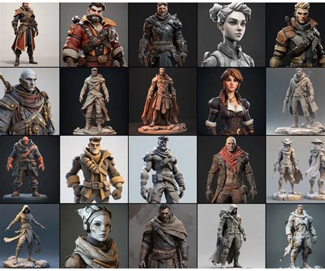 Artstation 700 Cinematic Stylized 3d Game Character Sculpt Artworks