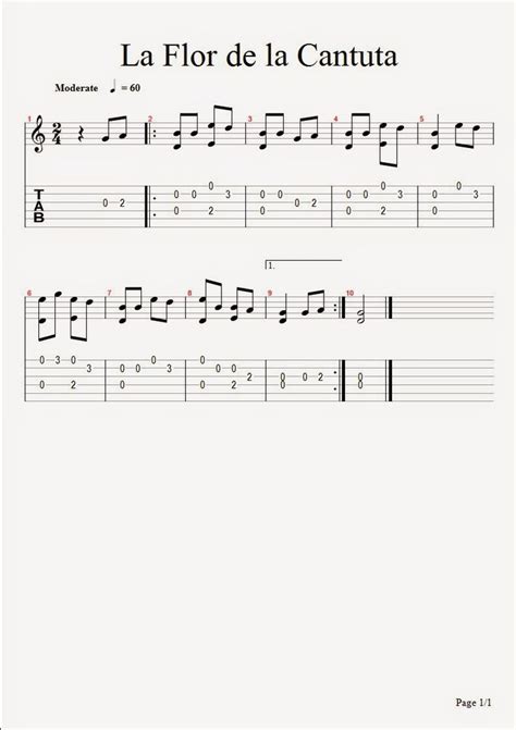Partituras Para Guitarra Partituras Fáciles Gratis 8 Partituras