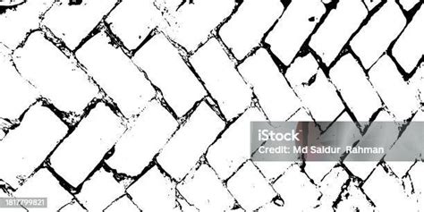 추상 벽돌 벽 배경입니다 모노크롬 텍스처입니다 벡터 벽돌 벽 효과 흑인과 백인 톤 그런 지 텍스처 배경 벡터 0명에 대한 스톡 벡터 아트 및 기타 이미지 Istock
