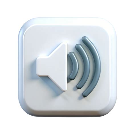 Audio Control Icon With Speaker Symbol And Volume Waves Representing