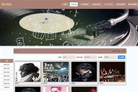 Java毕业设计源码基于ssm音乐网站管理系统源码下载 毕设网 计算机毕业设计源码毕业设计成品论文下载网