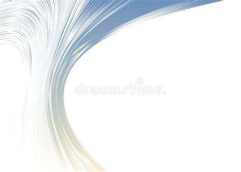Curvature Of Space Vector Abstract Art Background 3d Linear Flow