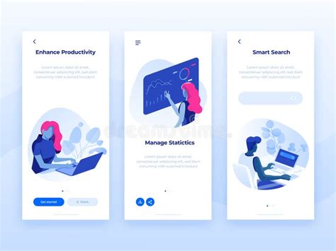 People Build A Mobile Application And Interact With Parts Of Interface App Development Landing