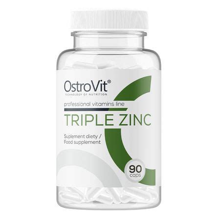 Цинк 15 мг (Глюконат, Пиколинат и Цитрат) OstroVit Triple Zinc 90 ...