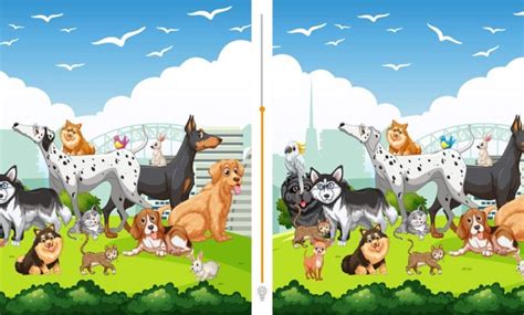 Visual Differences Test Can You Spot The 10 Differences In Less Than