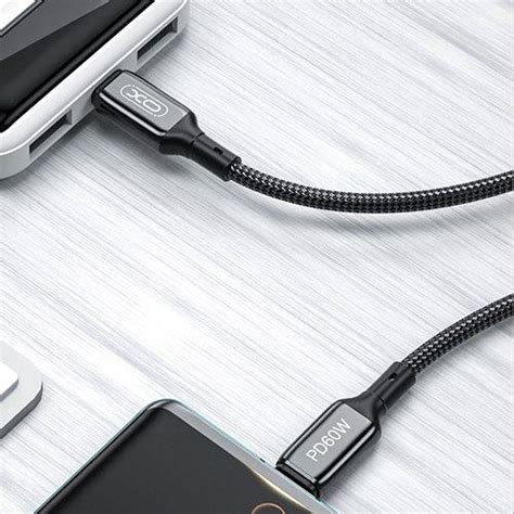 XO KABEL USB C TYPE C PD 60W QUICK CHARGE 3A 1M Akcesoria GSM Kable Kable ze złączem USB C