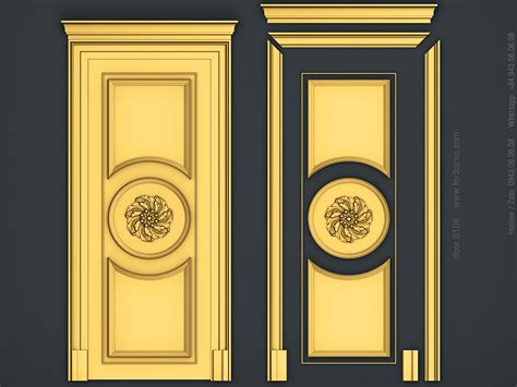 Door 0106 Stl 3d Model For Cnc 3d Stl Model For Cnc Stl Model