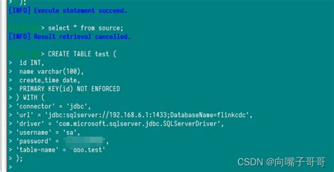 使用flink117 实时同步数据（mysql到sqlserver 或 Sqlserver 到sqlserver）flink Sql Jdbc 写sqlserver Csdn博客