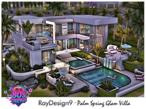The Sims Resource 80s Palm Spring Glam Villa The Sims Resource 80s Palm Spring Glam Villa