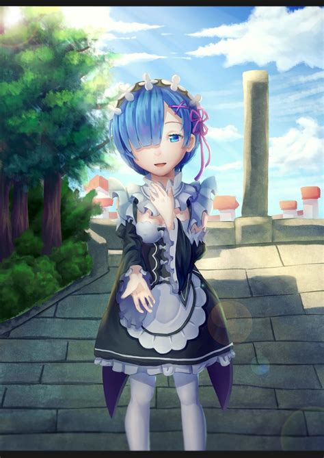 Wallpaper Rem Dan Ram Android HD Wallpaper No Ecchi Animansia