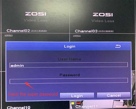 How To Reset Password Zosi Dvr Nvr Poe All Model Nvr Ipcamera Security