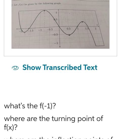 [answered] let f x be given by the following graph 1 5 1 0 5 1 8 5 0 5