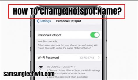 How To Change Your Hotspot Name 7 Easy Steps For IPhone And Android