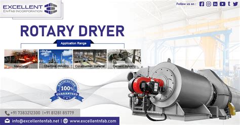 Manufacturer Of Rotary Dryer In Rajasthan Excellent En Fab