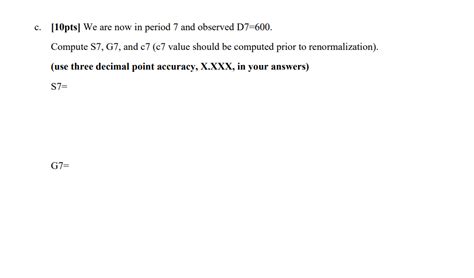 Solved Question 1 27 Pts Demand For Chainsaws At A Major