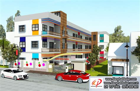MẪU THIẾT KẾ TRƯỜNG MẦM NON HIỆN ĐẠI ĐẸP Mẫu thiết kế nội thất đẹp Kiến Phát