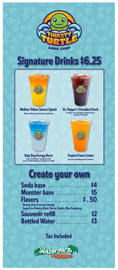 Waterpark Food And Drink Wild Island