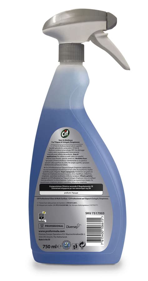 Cif Professional Windows And Surfaces 750ml
