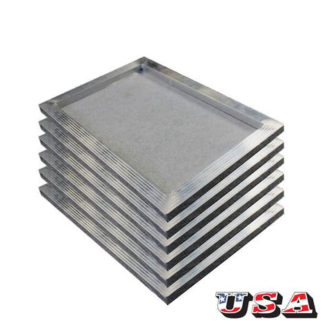 Techtongda 6 Pack 7 5 X10 Screen Printing Aluminum Frame Mesh Screen