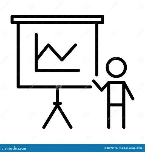 Presentation Stock Vector Illustration Of Office Conference 358969117