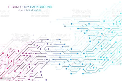 회로 기판 전자 요소와 컴퓨터 마더 보드 벡터 배경 컴퓨터 기술 엔지니어링 개념에 대한 전자 질감 마더 보드 컴퓨터 생성 추상 그림 테크놀로지에 대한 스톡 벡터 아트 및