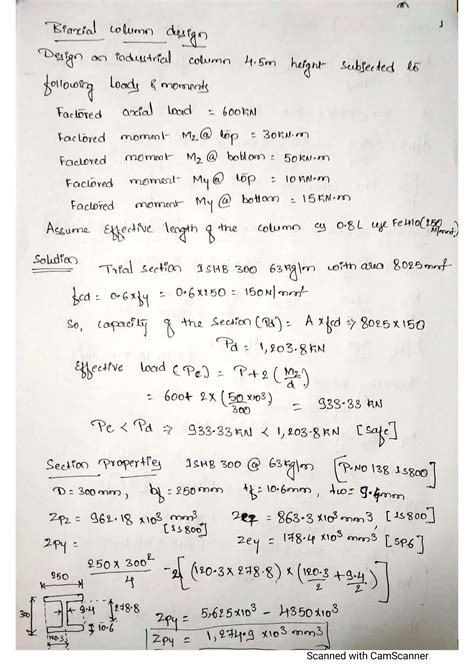 Steel Bi Axial Column Design Pdf