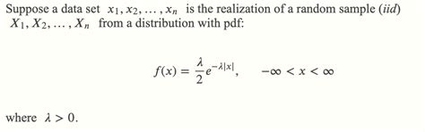 solved suppose a data set x1 x2 xn is the realization
