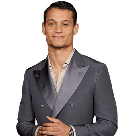 Tyriq Withers Grey Suit Half Body Buddy Cutout