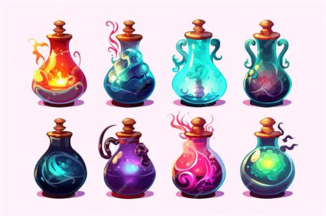 Premium Vector Potion Vector Set Collection Graphic Clipart Design