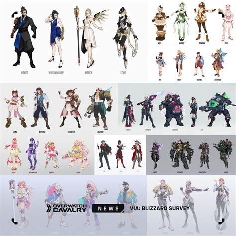 All New Overwatch2 Survey Skins 🎨 Please Note That While This Is