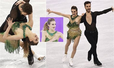 Ice Dancer Papadakis Endures Nip Slip At Winter Olympics Daily Mail