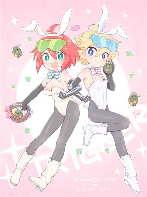 Luluco Alpha Omega Nova Trigger Chan And Frag Trigger And More Drawn By Mt Somo Danbooru