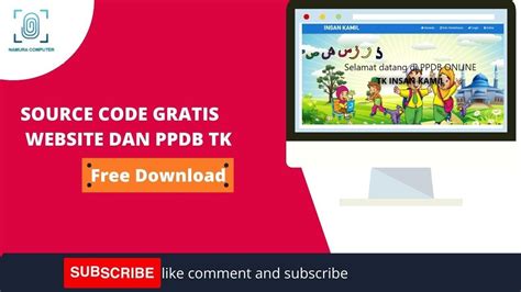 Source Code Gratis Website Dan Ppdb Tk Free Download Youtube