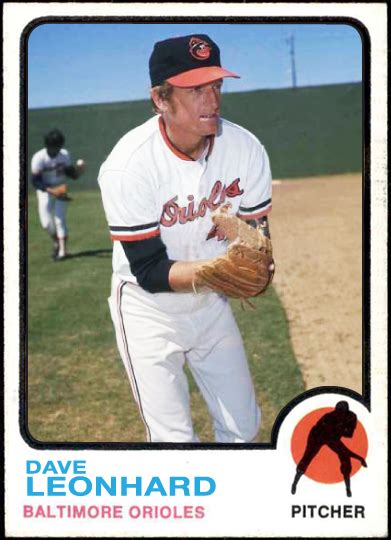 When Topps Had Base Balls Not Really Missing In Action 1973 Dave Leonhard