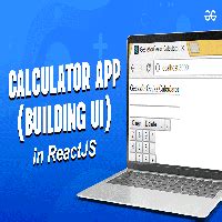 ReactJS Calculator App Building UI GeeksforGeeks Videos