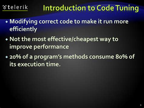 ppt code tuning and optimizations powerpoint presentation free download id 2652009