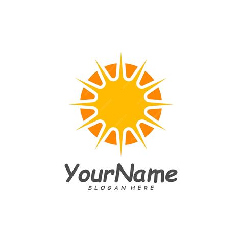 Premium Vector Sun Logo Design Template Creative Sun Logo Vector