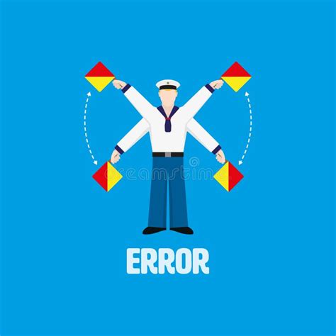 Flag Semaphore System Stock Vector Illustration Of Semaphoric 24735256