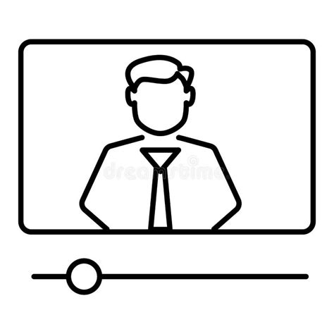 Technical Literature Thin Line Icon Book With Cogwheel Vector Illustration Isolated On White