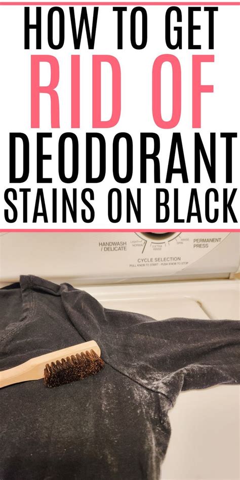 How To Remove Deodorant Build Up From Dark Clothes Artofit